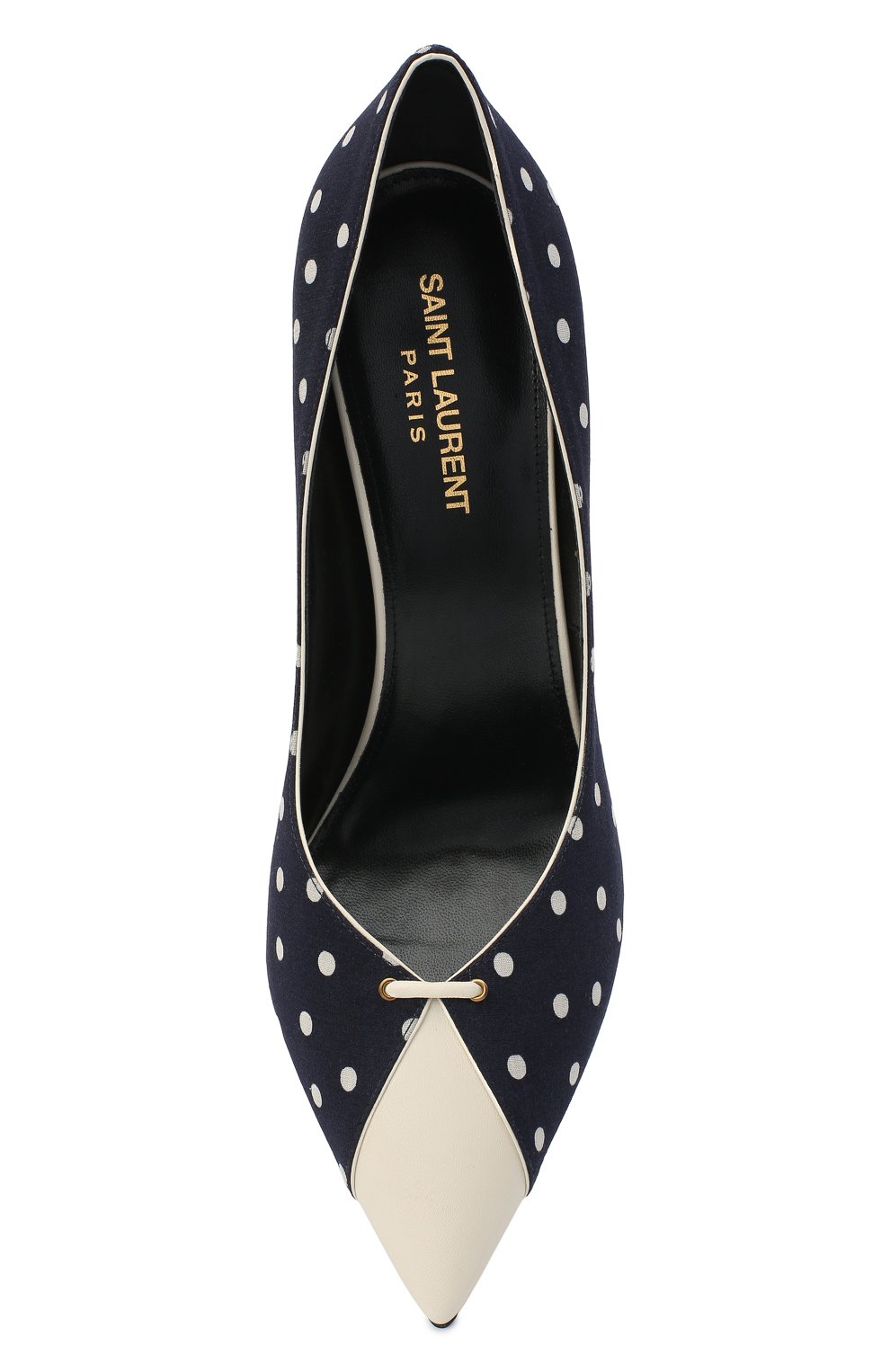 Женские темно-синие текстильные туфли lola SAINT LAURENT купить в ...