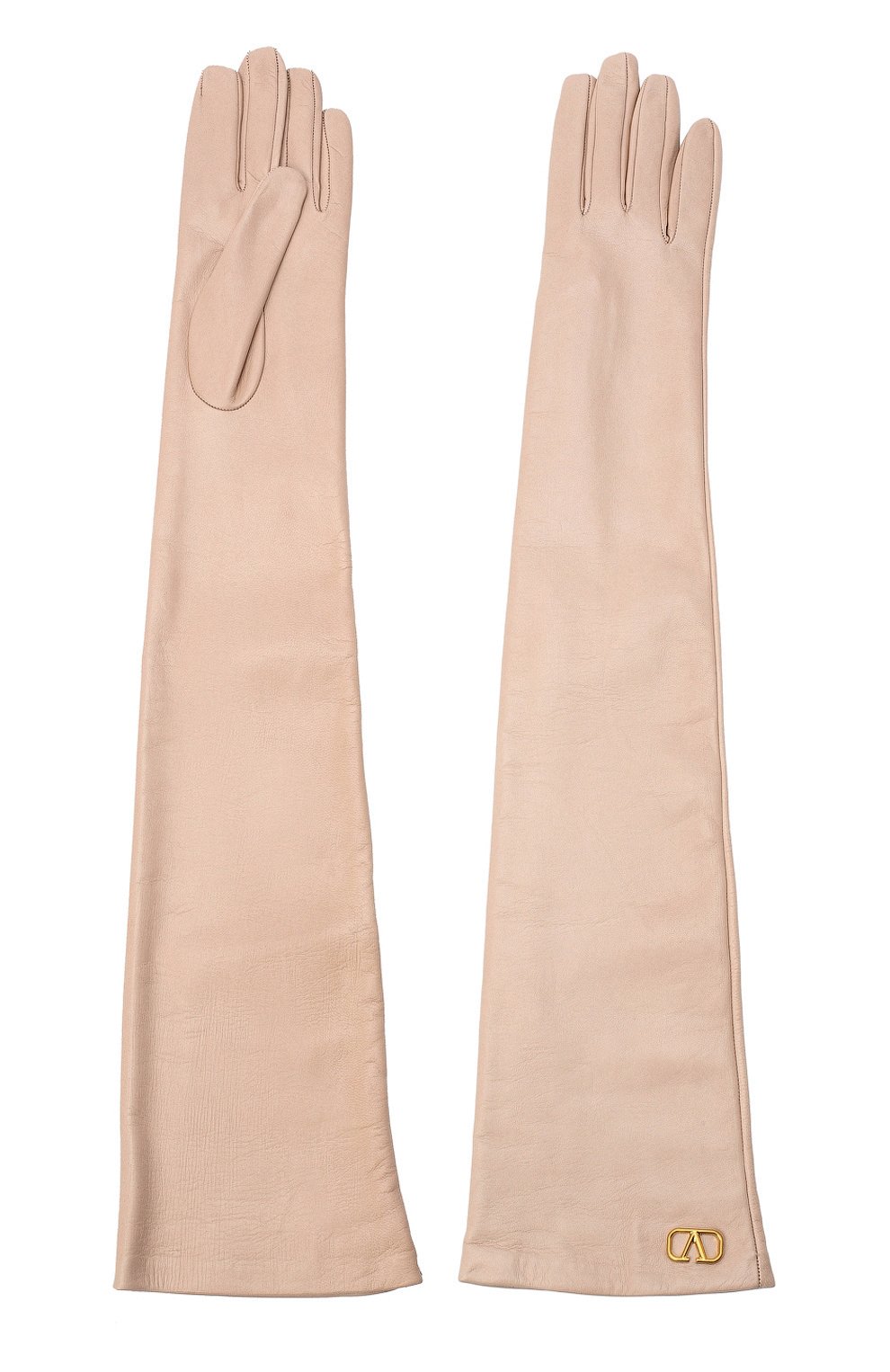 Женские бежевые кожаные перчатки VALENTINO купить в интернет-магазине ...