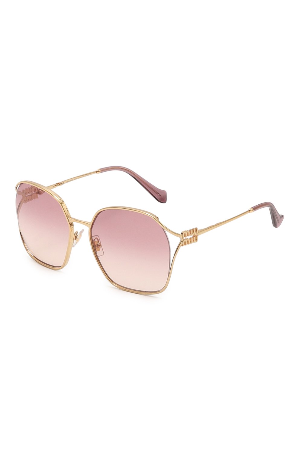 Женские розовые солнцезащитные очки Miu Miu купить в интернет магазине