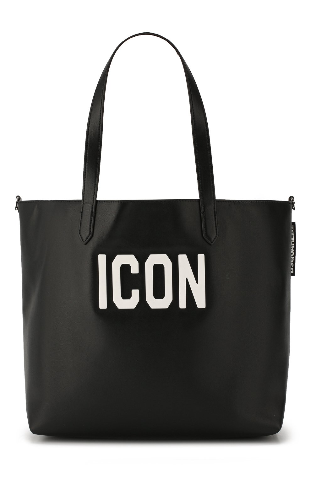 Женский черный сумка-тоут icon DSQUARED2 купить в интернет-магазине ЦУМ ...