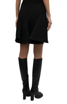 Женская черная шерстяная юбка BOTTEGA VENETA купить в интернет-магазине ...