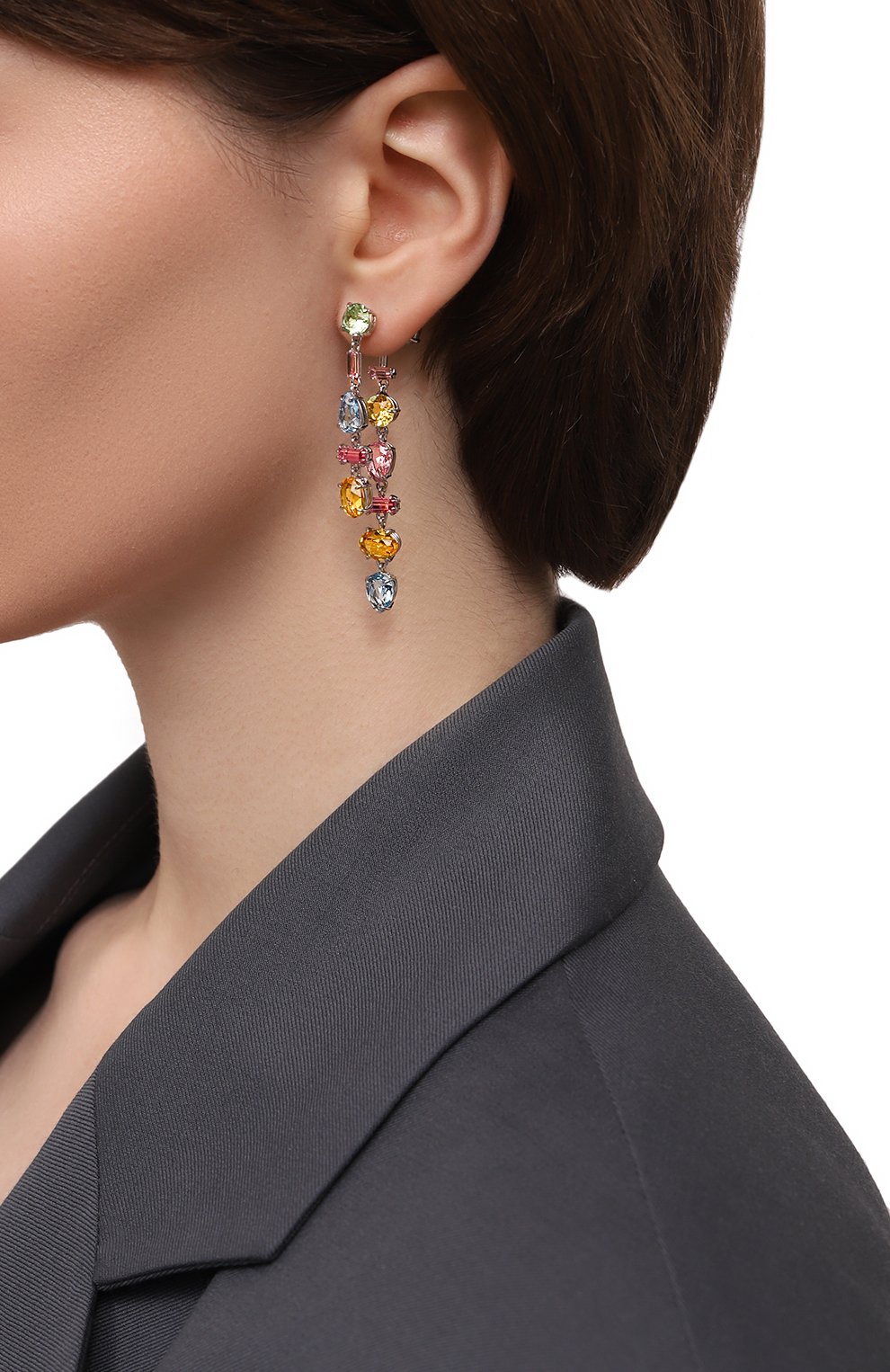 Женские разноцветные серьги gema SWAROVSKI купить в интернет-магазине ...