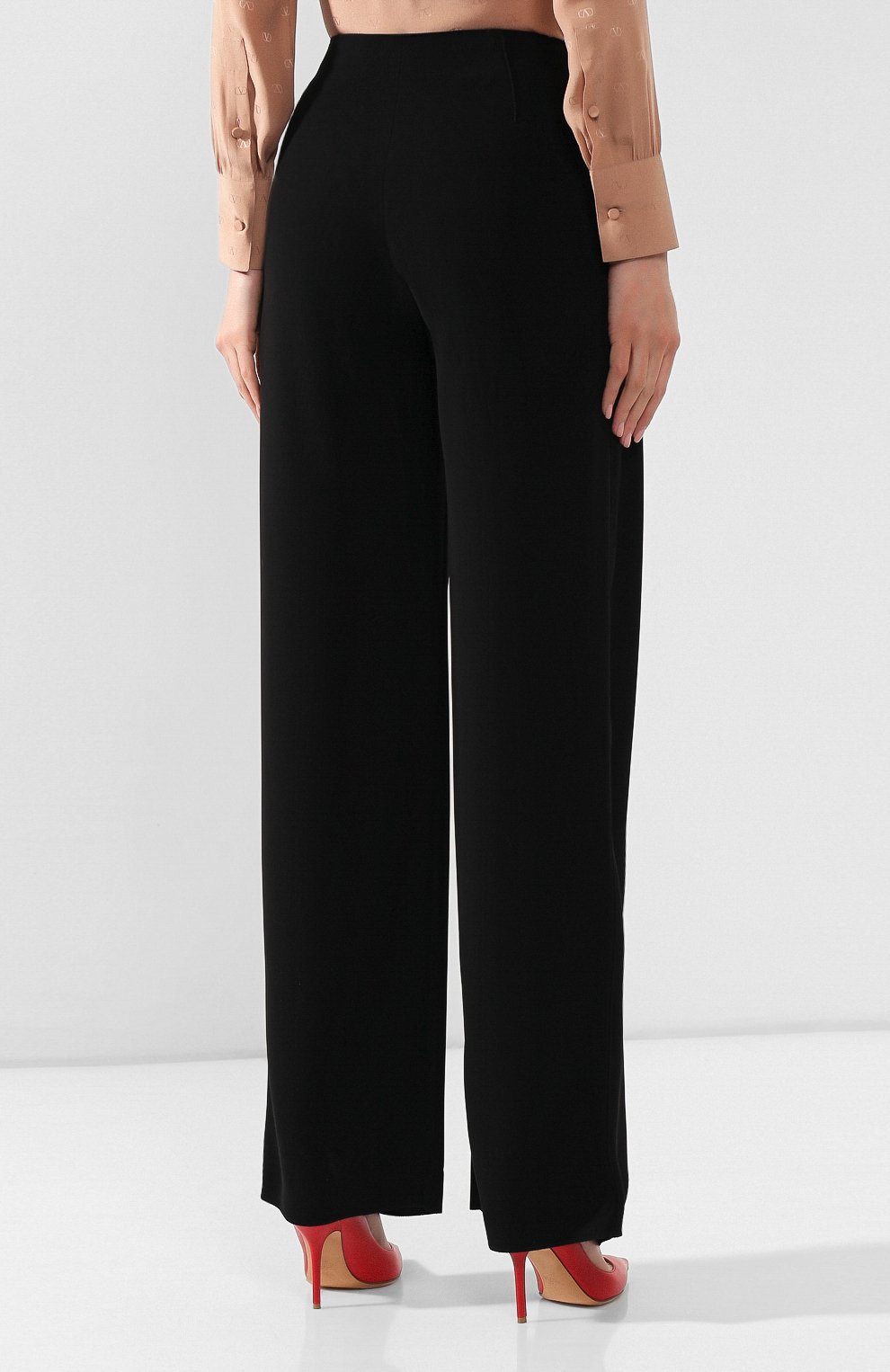 Женские черные брюки GIORGIO ARMANI купить в интернет-магазине ЦУМ, арт ...