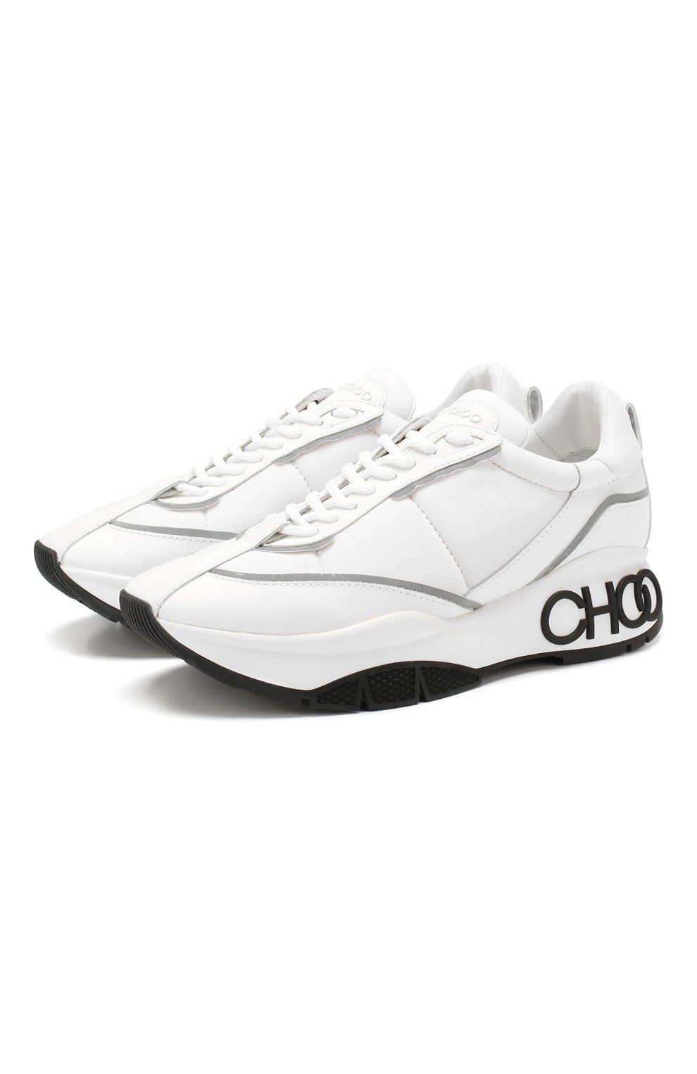 Женские белые комбинированные кроссовки raine JIMMY CHOO купить в ...