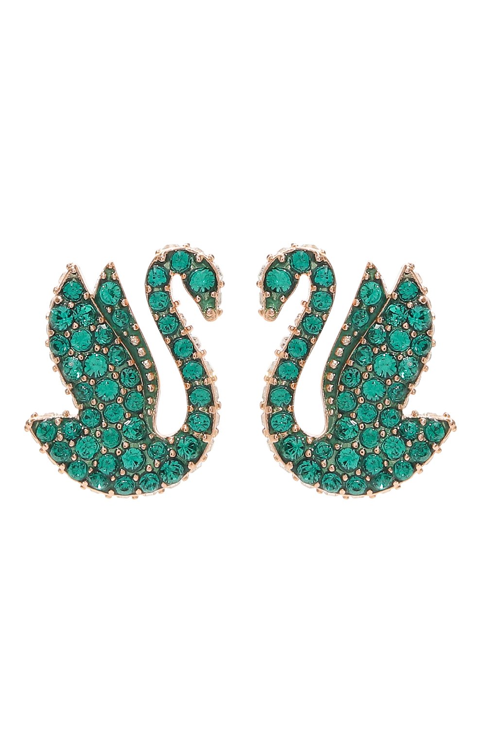 Женские зеленые серьги swan SWAROVSKI купить в интернет-магазине ЦУМ ...