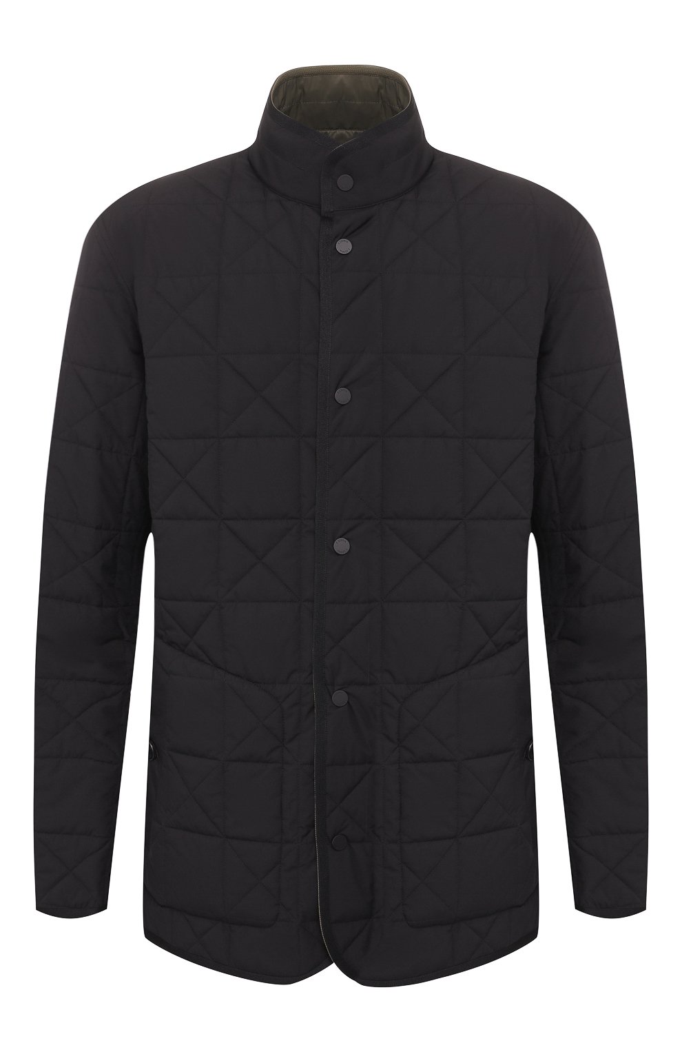 Мужская черная двусторонняя куртка ZEGNA купить в интернет-магазине ЦУМ ...