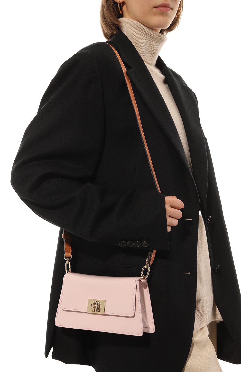 Женская светло-розовая сумка furla zoe mini FURLA купить в интернет ...
