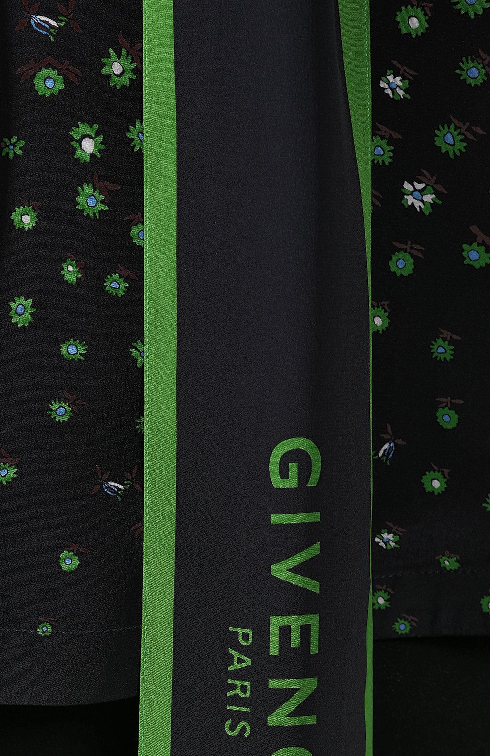 Женский зеленый шелковый топ GIVENCHY купить в интернет-магазине ЦУМ ...