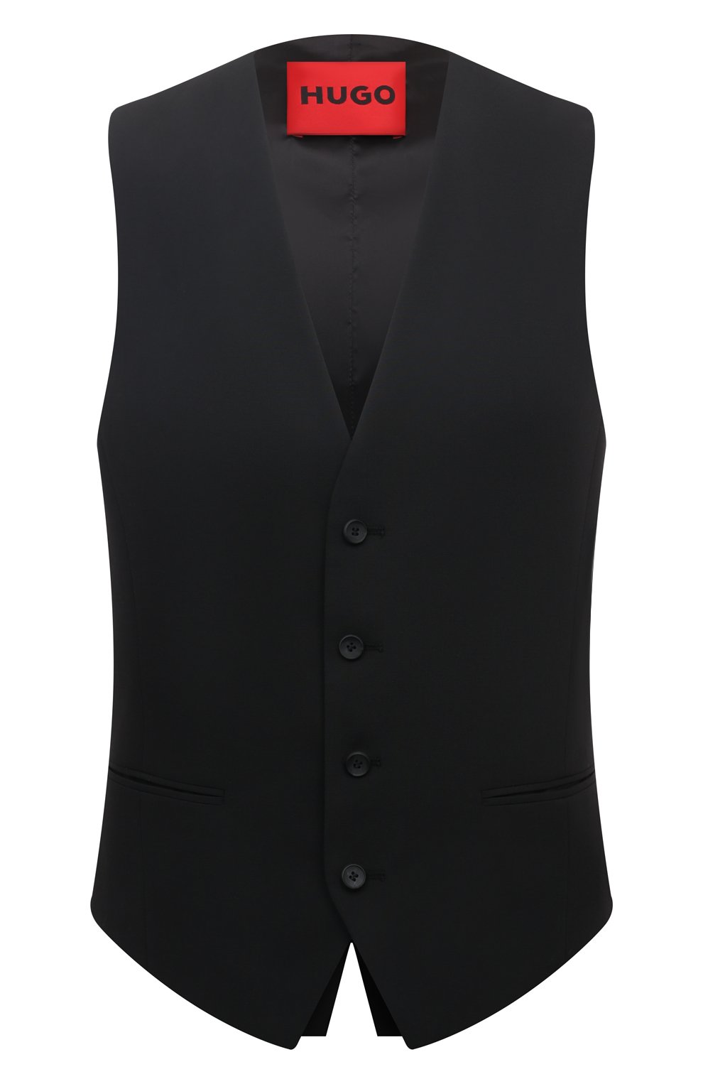Мужской черный жилет HUGO купить в интернет-магазине ЦУМ, арт. 50507100