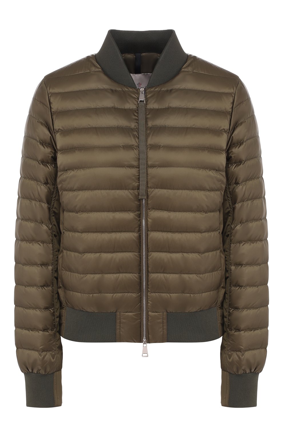 Женская хаки пуховая куртка MONCLER купить в интернет-магазине ЦУМ, арт ...