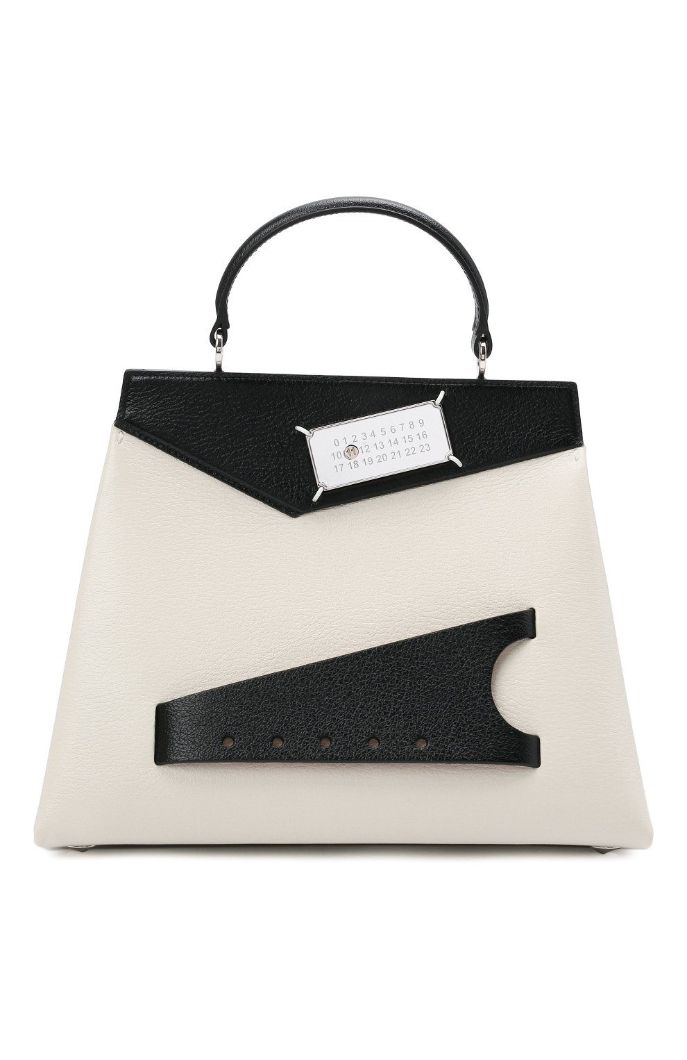 Женская черно-белая сумка snatched small MAISON MARGIELA купить в ...