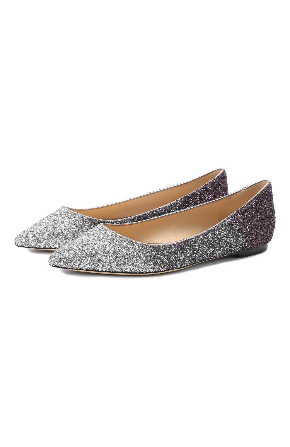 Женские фиолетовые текстильные балетки JIMMY CHOO купить в интернет ...
