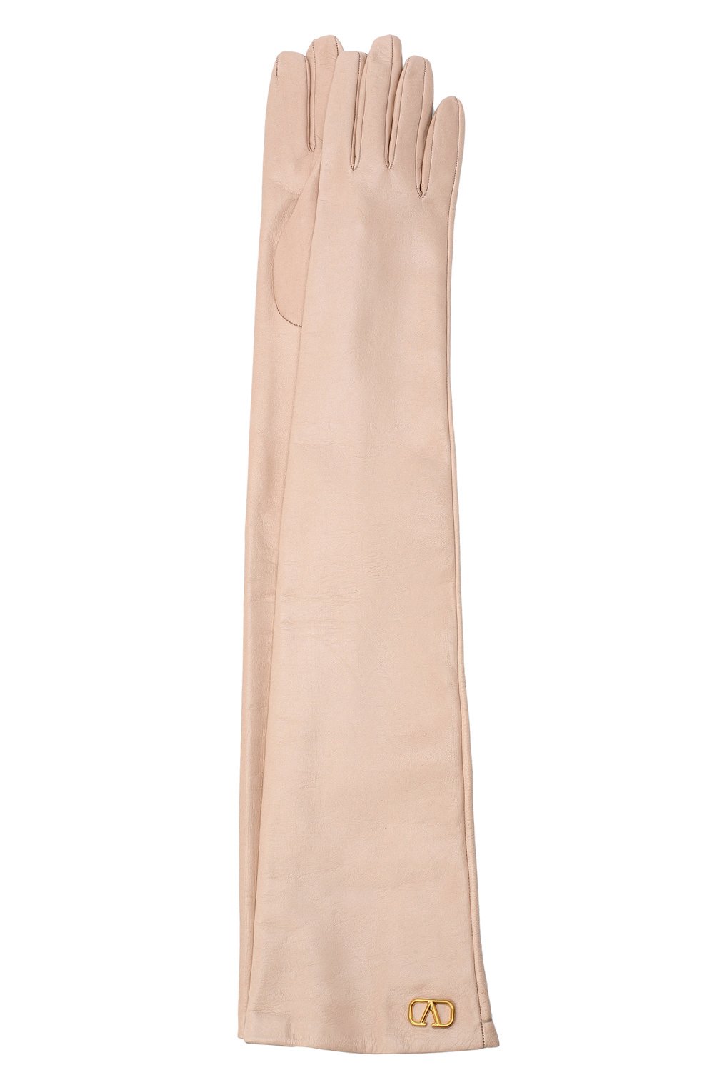 Женские бежевые кожаные перчатки VALENTINO купить в интернет-магазине ...