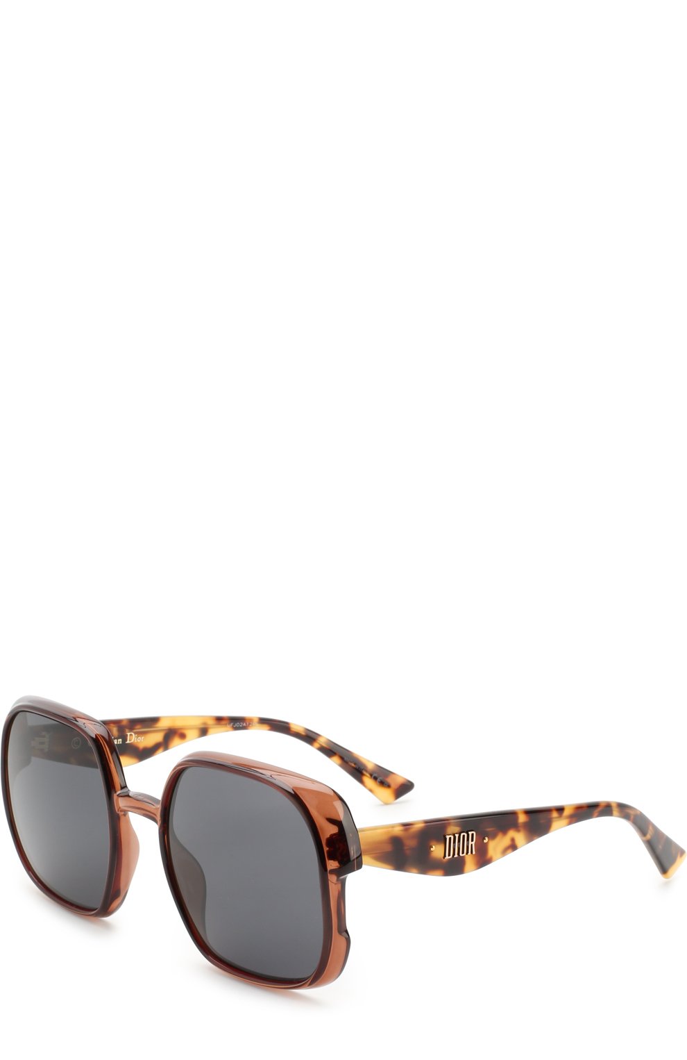 Женские коричневые солнцезащитные очки DIOR EYEWEAR купить в интернет ...