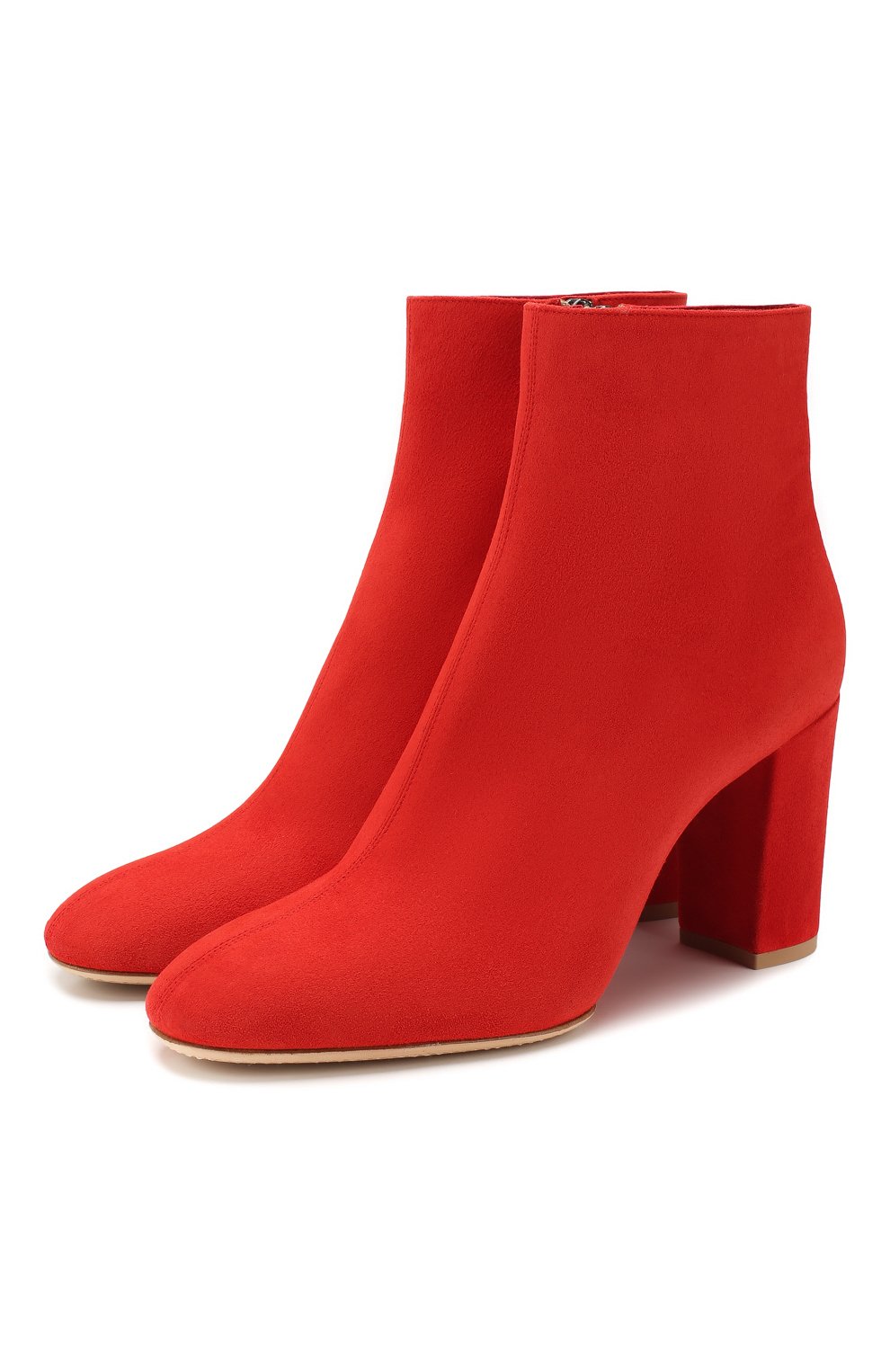 Женские красные замшевые ботильоны SANTONI купить в интернет-магазине ...