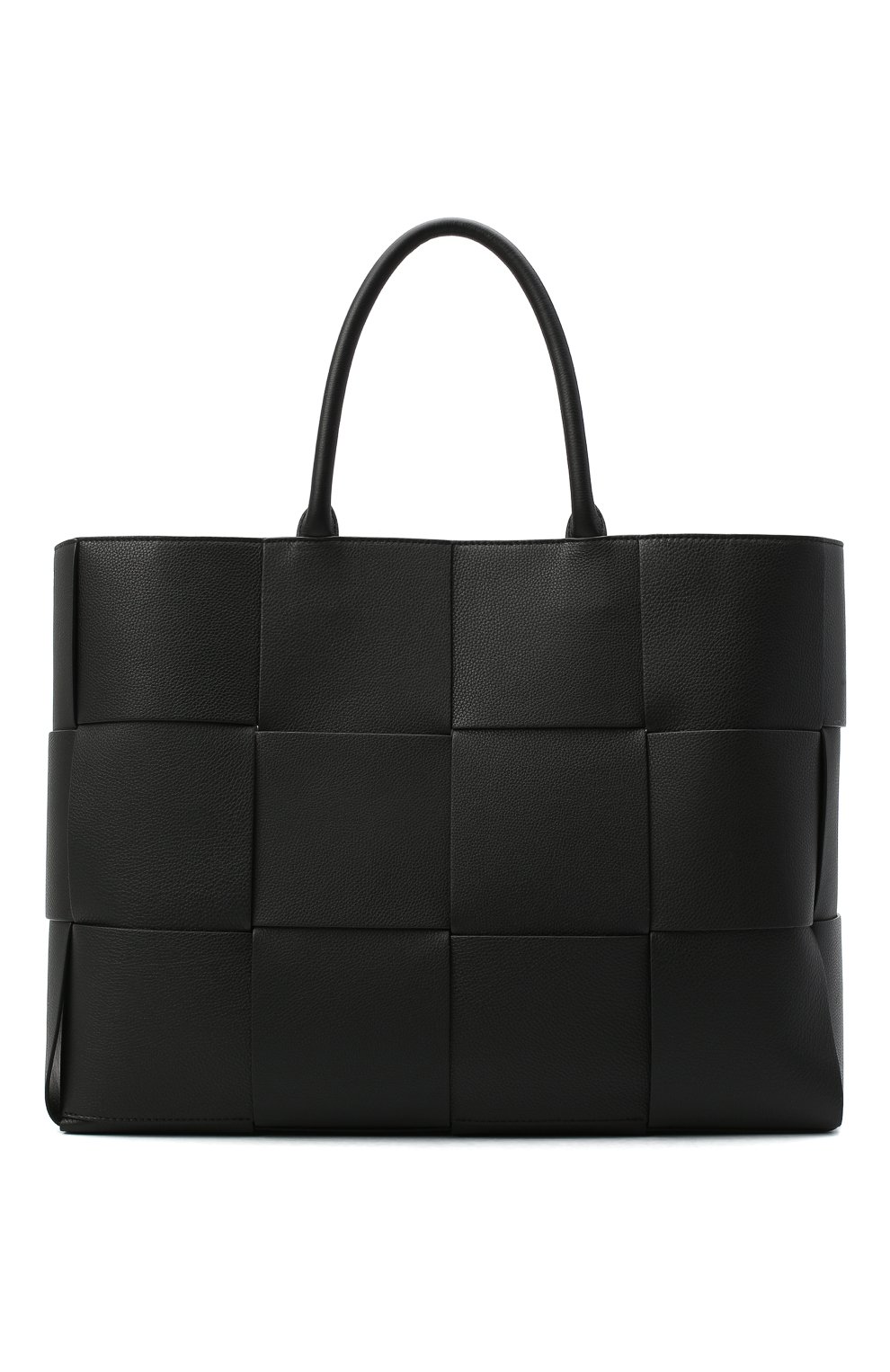 Мужская черная кожаная сумка-тоут BOTTEGA VENETA купить в интернет ...