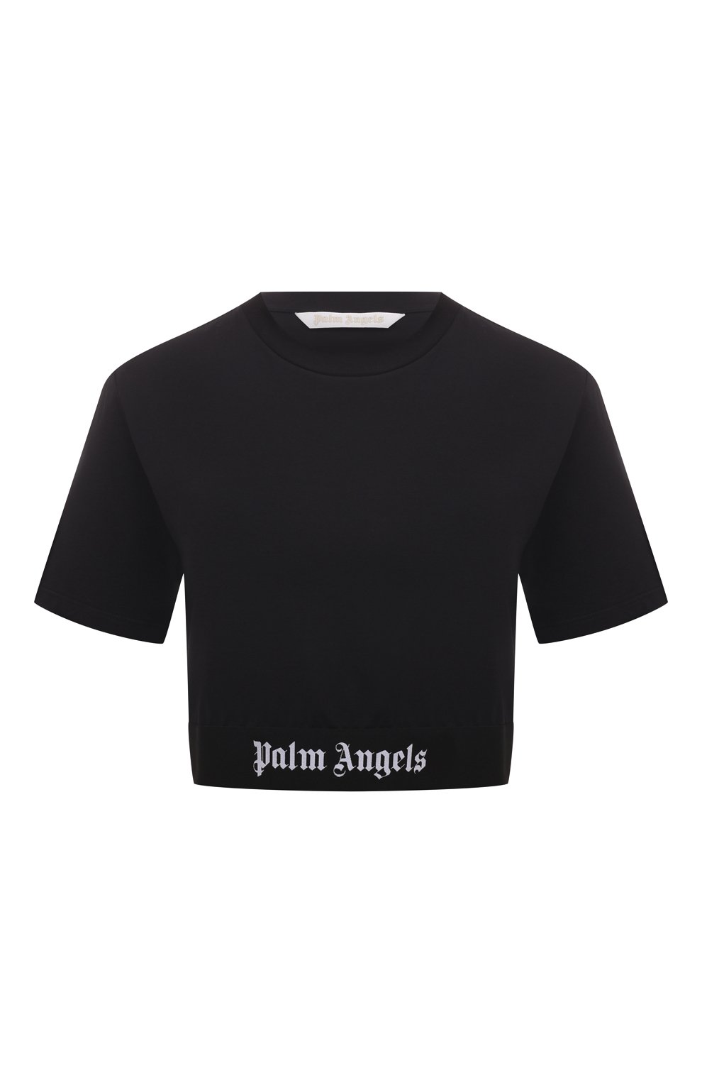 Женская черная футболка PALM ANGELS купить в интернет-магазине ЦУМ, арт ...