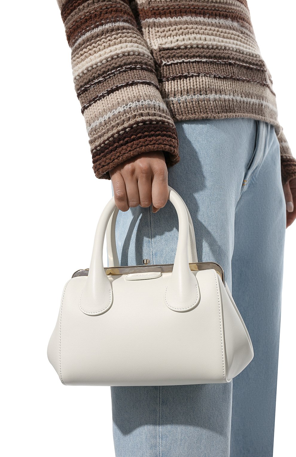 Женская белая сумка joyce small CHLOÉ купить в интернет-магазине ЦУМ ...