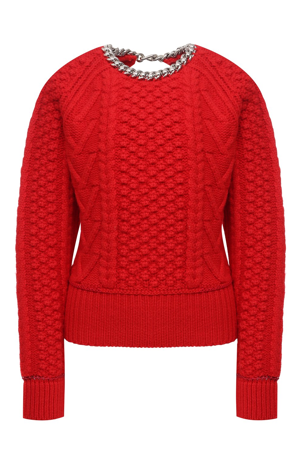 Женский красный шерстяной свитер BOTTEGA VENETA купить в интернет ...