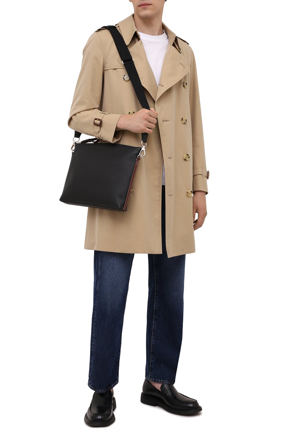 Мужская черная кожаная сумка RALPH LAUREN купить в интернет-магазине ...