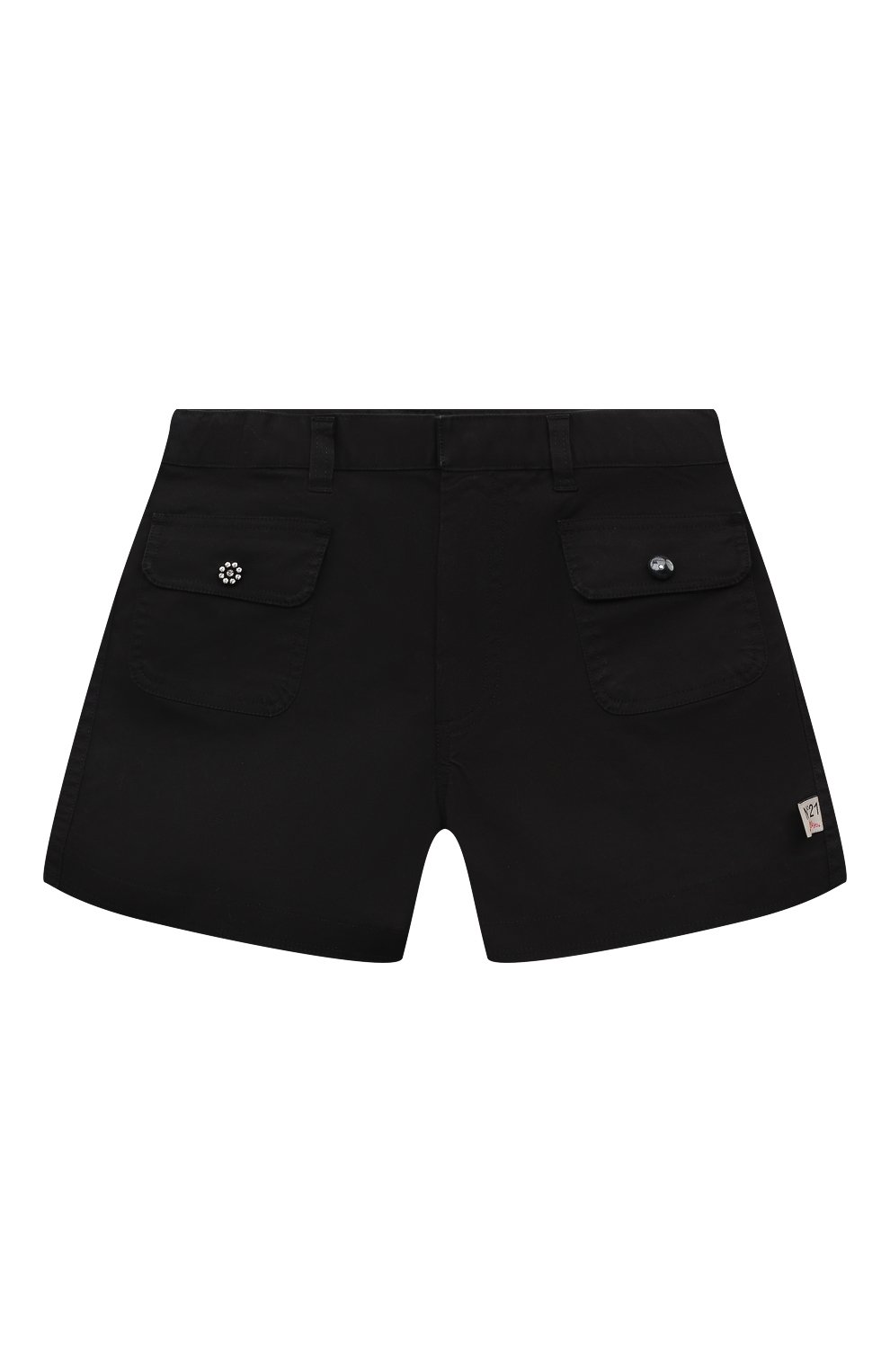 Джинсовые шорты N21 детские черного цвета — купить в интернет-магазине ...
