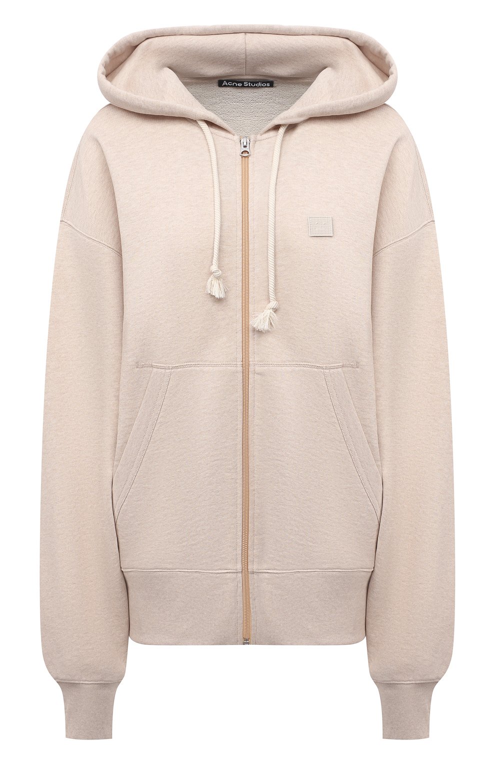 Женский светло-бежевый хлопковый кардиган ACNE STUDIOS купить в ...