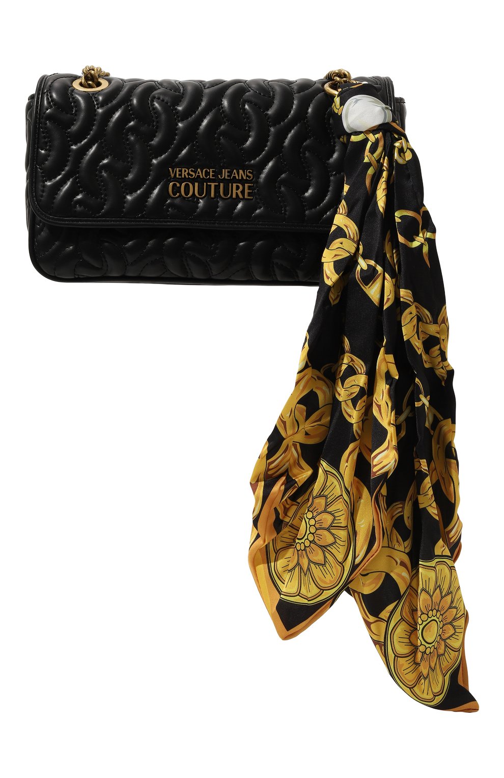 Женская черная сумка VERSACE JEANS COUTURE купить в интернет-магазине ...