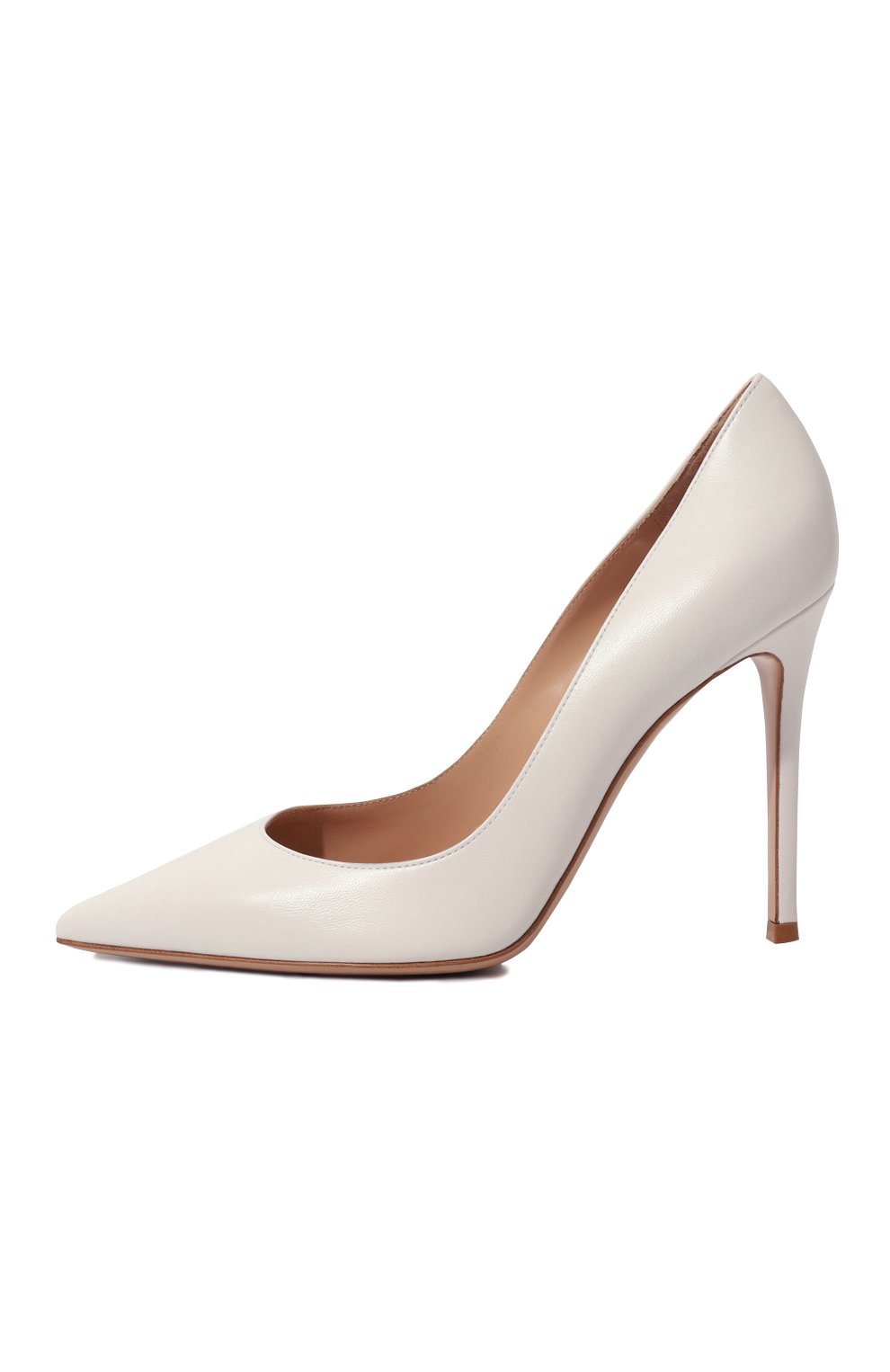 Женские белые кожаные туфли gianvito 105 GIANVITO ROSSI купить в ...
