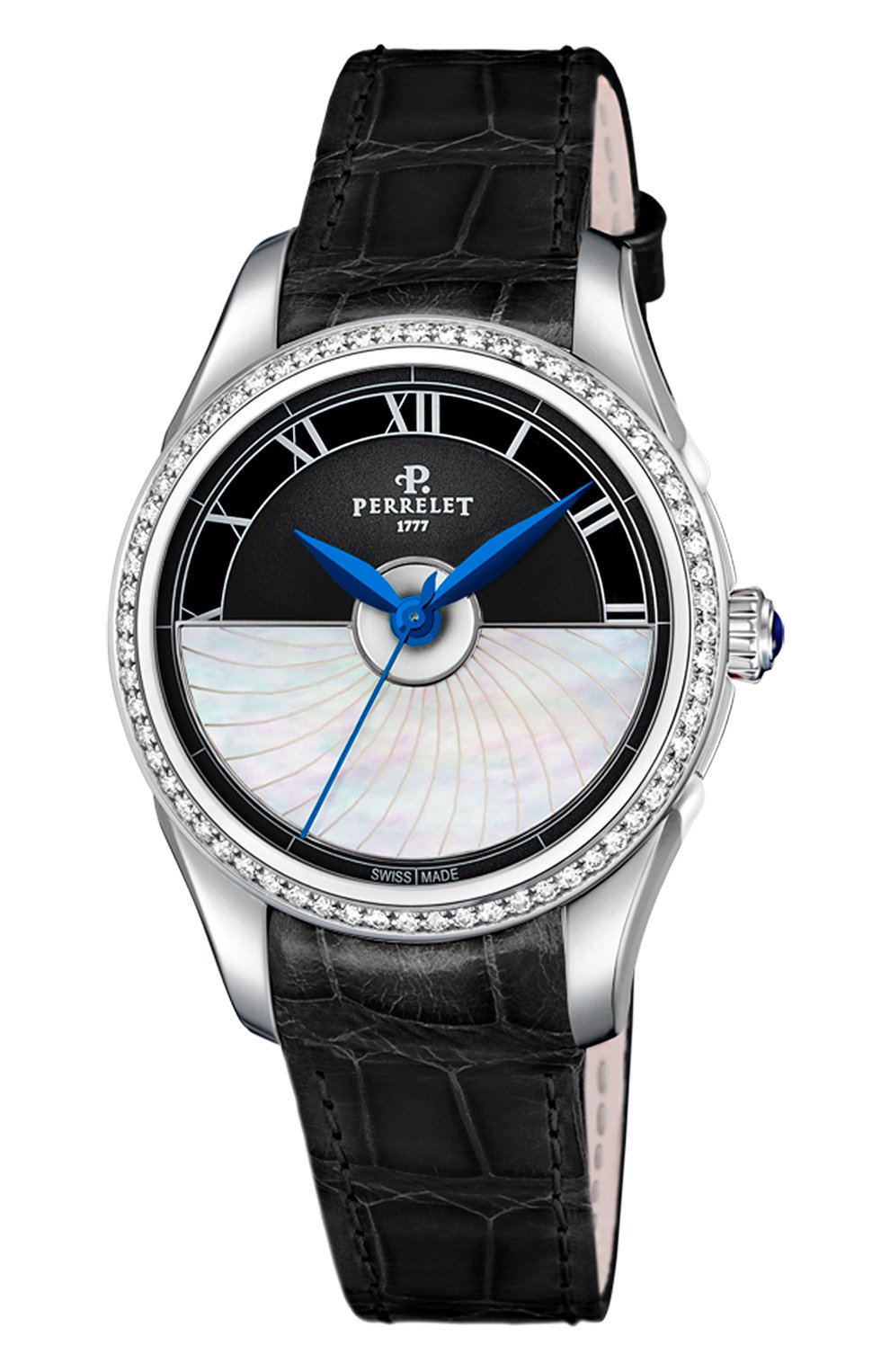 Женские бесцветные часы diamond flower PERRELET купить в интернет ...