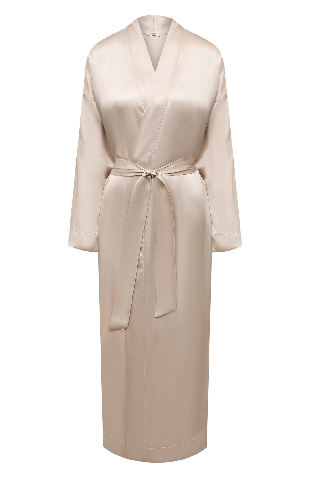 Женский светло-бежевый шелковый халат cascade FRETTE купить в интернет-магазине ЦУМ, арт ...